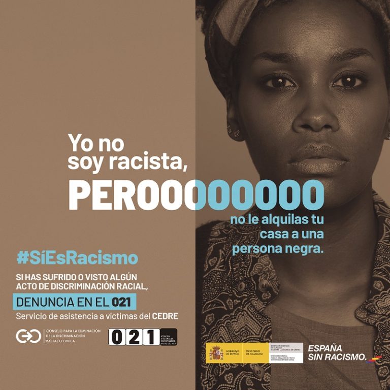 Sí Es Racismo Ministerio De Igualdad